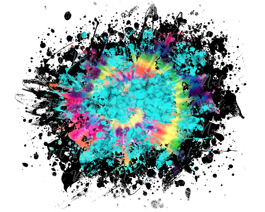 Background Turquoise Tie Dye Distressed Print Turquoise Grunge Splash ...