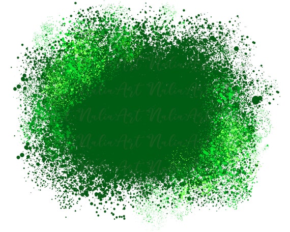 Green Splatter Png