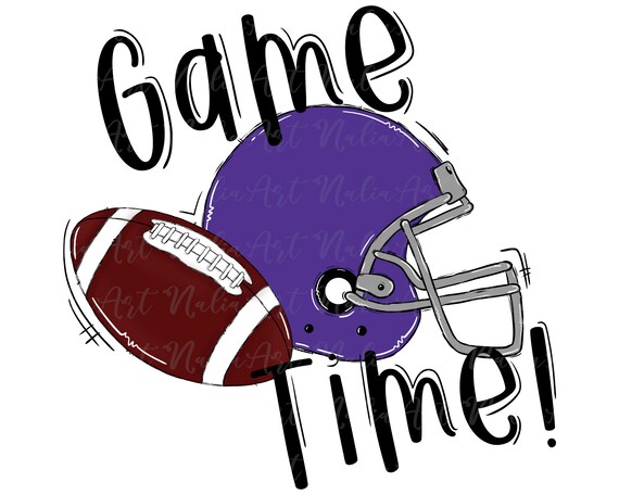 Football Helmet Clipart Purple