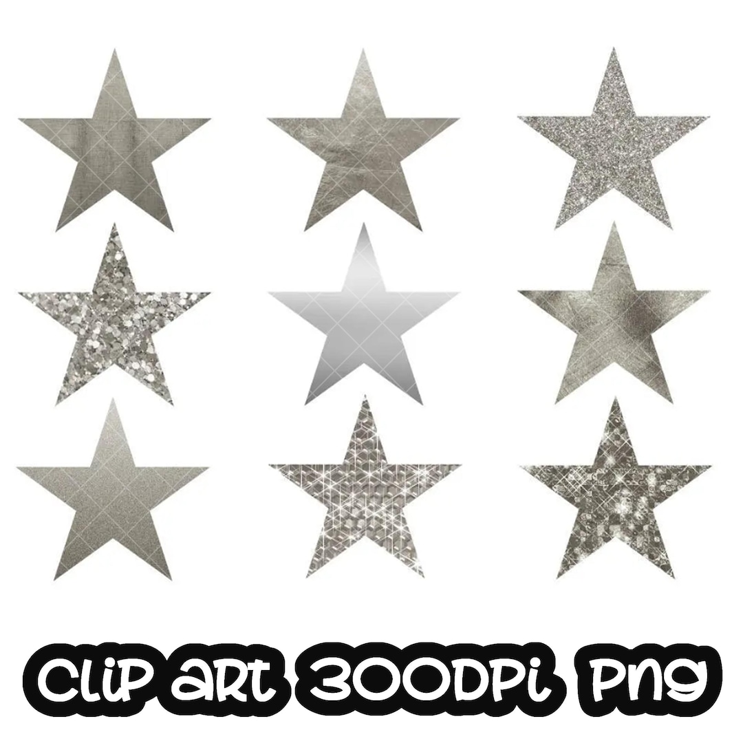 Glitter Star Clip Art