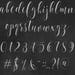 Chalkboard Alphabet Clip Art, Chalk Digital Clipart, Font, Letters ...