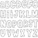 Doodle Letters Clipart, Letters Clip Art, Digital Clipart, Numbers Clip ...