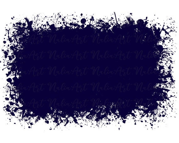 Dark Blue Paint Splash
