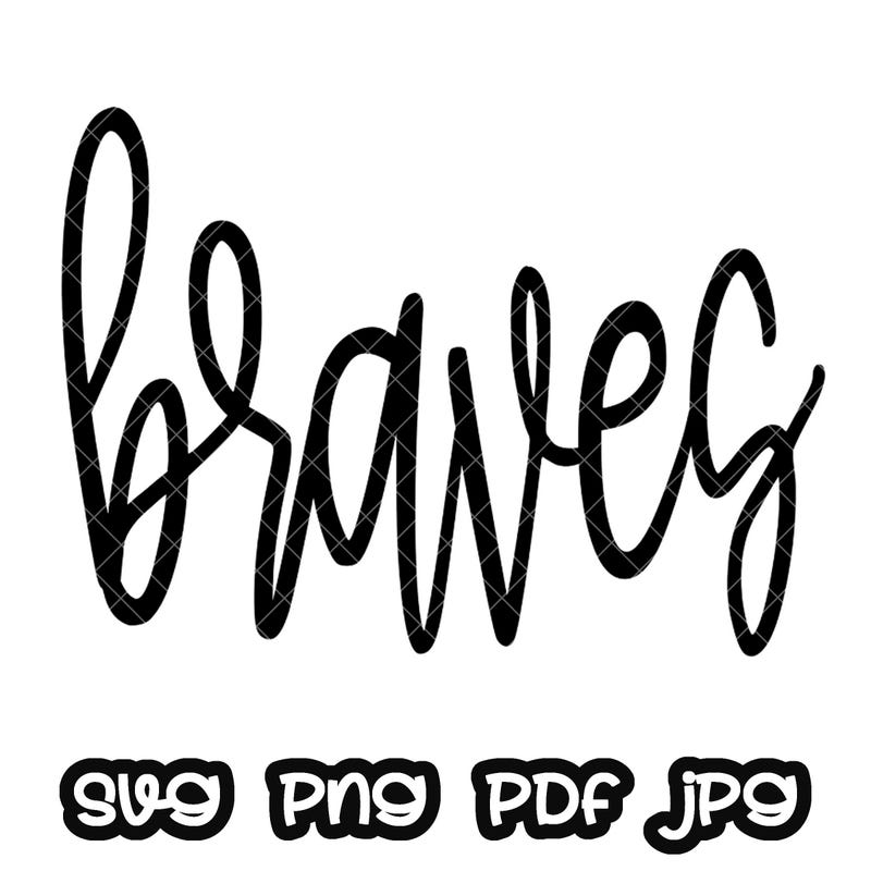 Brave Svg - Etsy