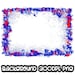 Frame Splatter Blue Red White Background | Printable Artwork | Splash ...