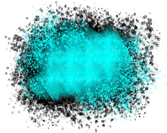 Background Paint Splatter Black Blue Splash Frame Splatter - Etsy