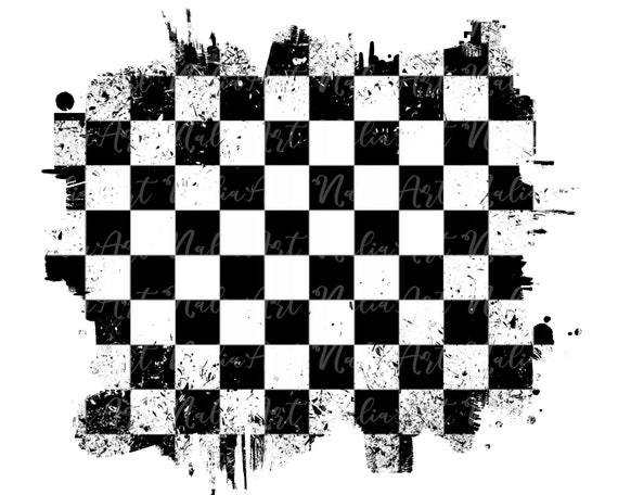 Background Checkered Flag Distressed Checkered Flag Grunge - Etsy