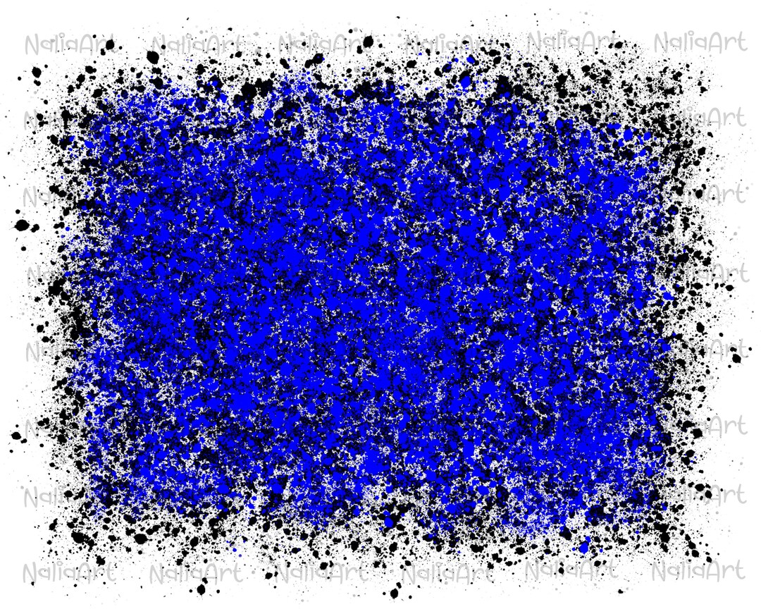 Background Paint Splatter Black Blue Splash Frame Splatter Background ...
