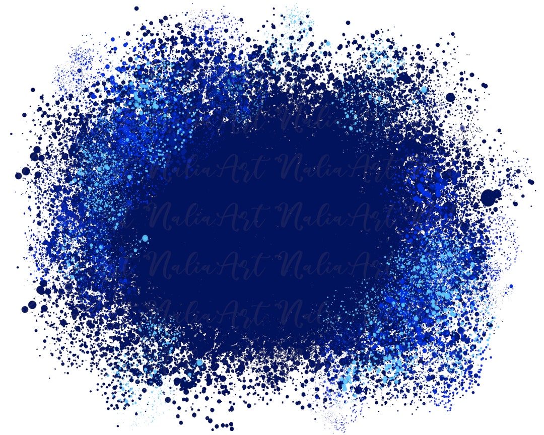 Background Paint Splatter Blue Splash Frame Splatter Background ...