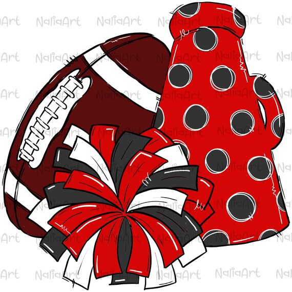 Red Cheer Clip Art