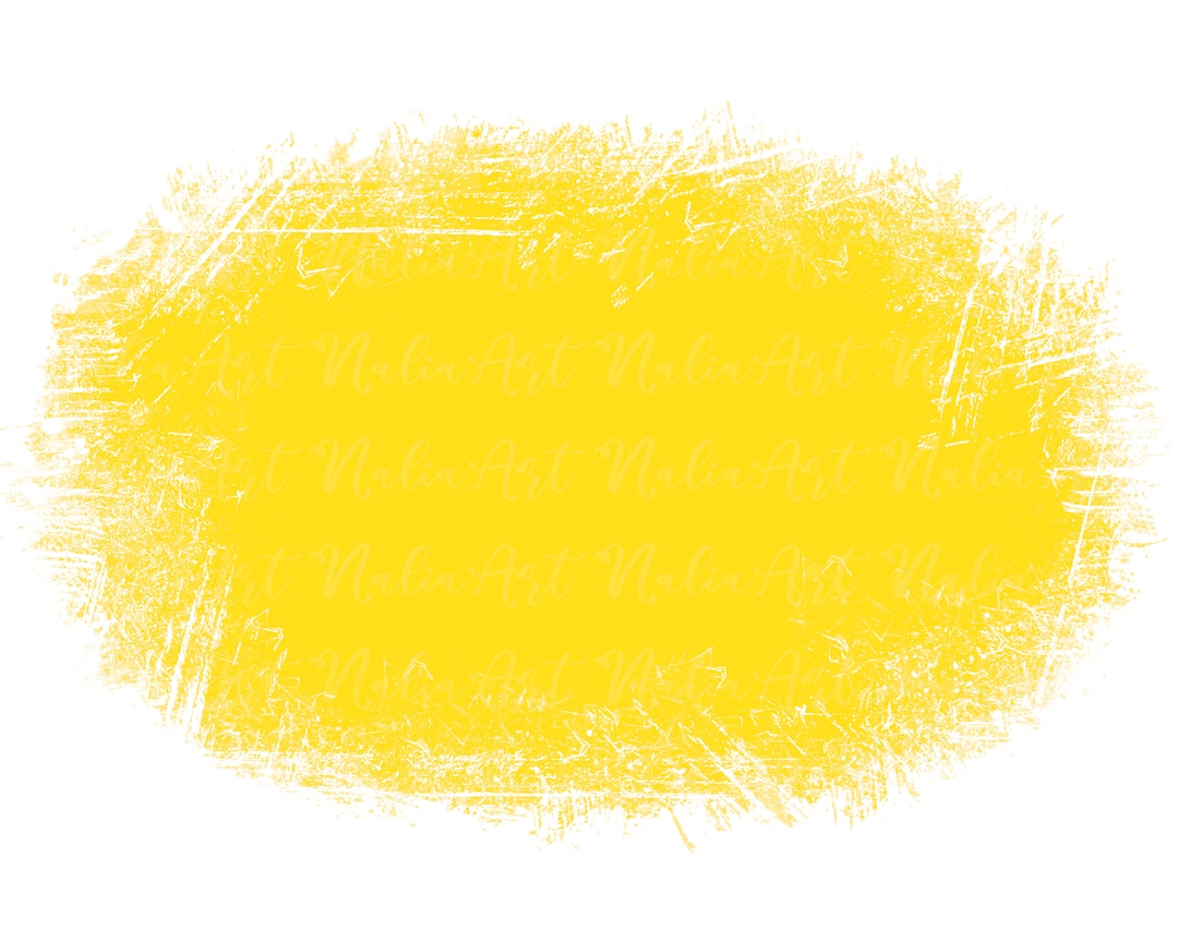 Frame Splatter Yellow Background Printable Artwork Splash Frame Paint ...