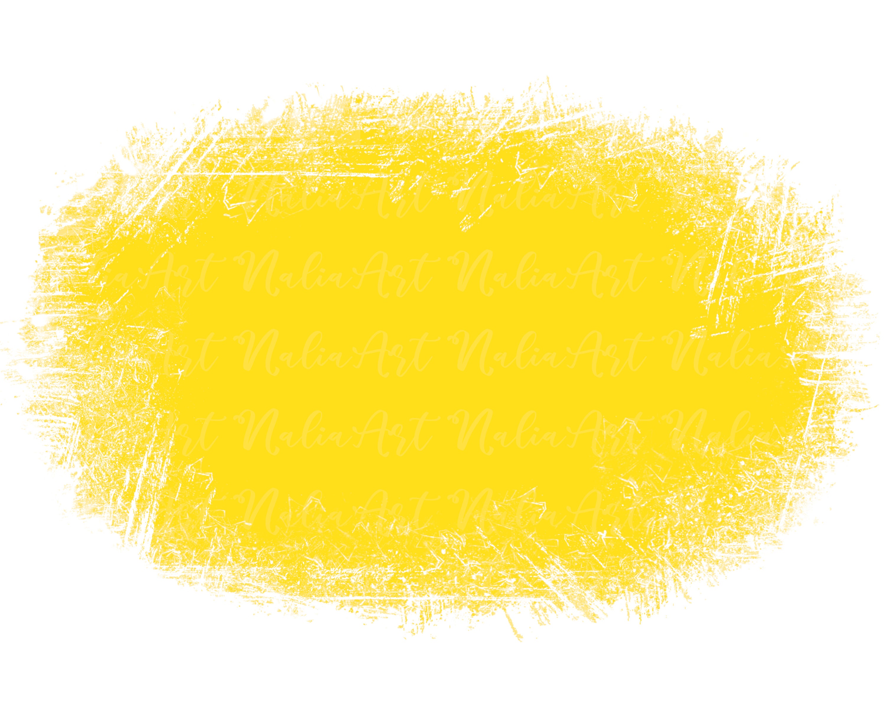 Frame Splatter Yellow Background Printable Artwork Splash Frame Paint ...