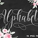 Chalkboard Alphabet Clip Art, Chalk Digital Clipart, Font, Letters ...