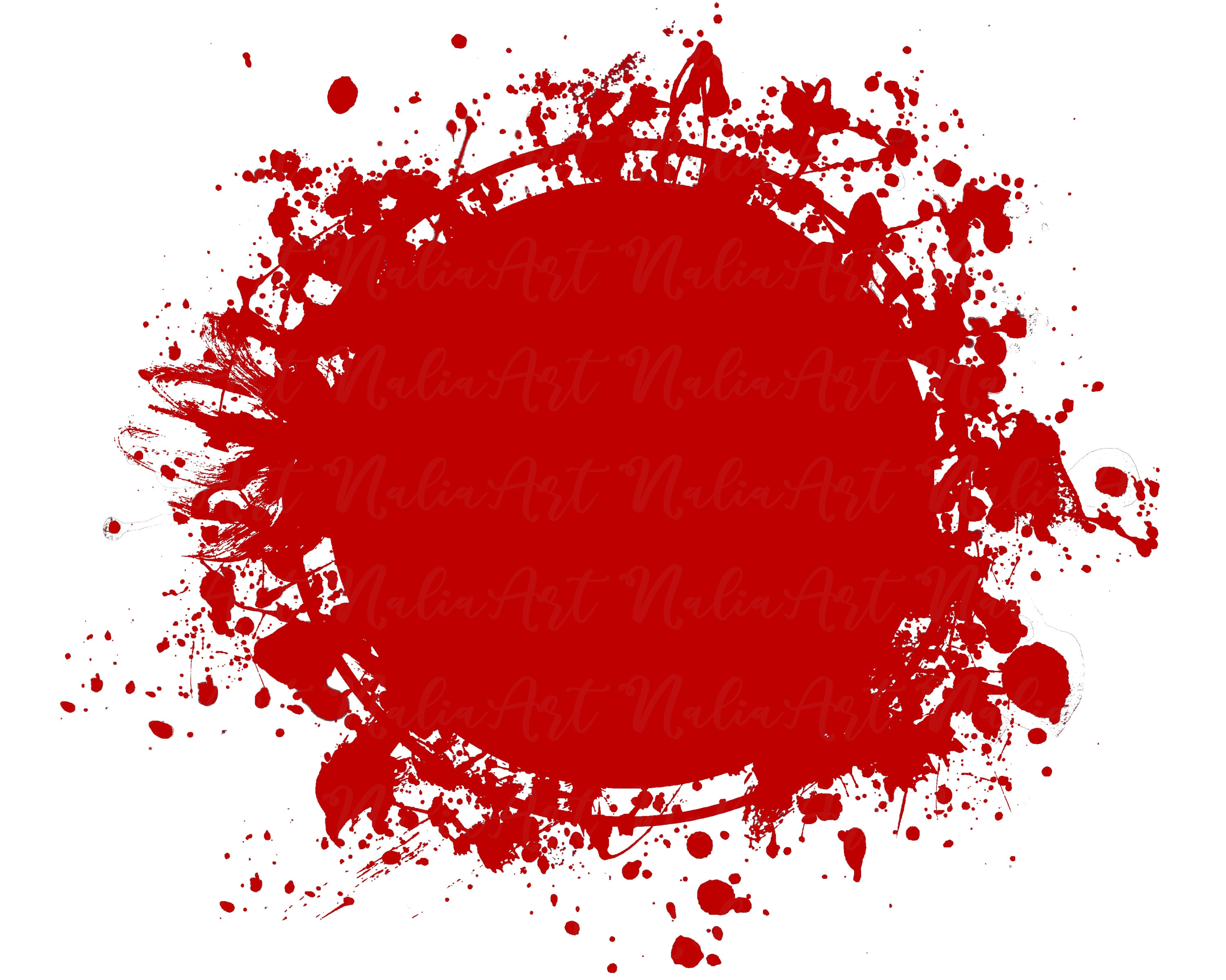 Background Paint Splatter Red Splash Frame Splatter Background ...