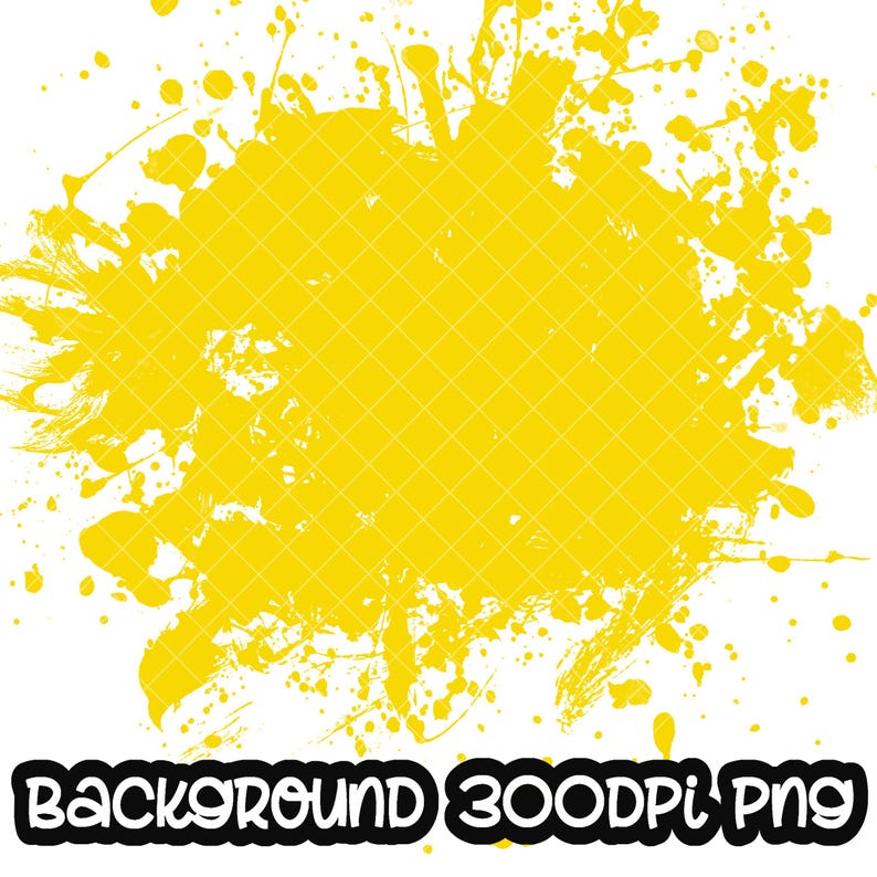 Background Paint Splatter Yellow | Splash Background | Splatter ...