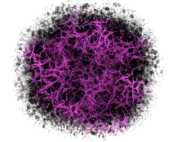 Background Paint Splatter Black Purple Splash Frame Splatter - Etsy