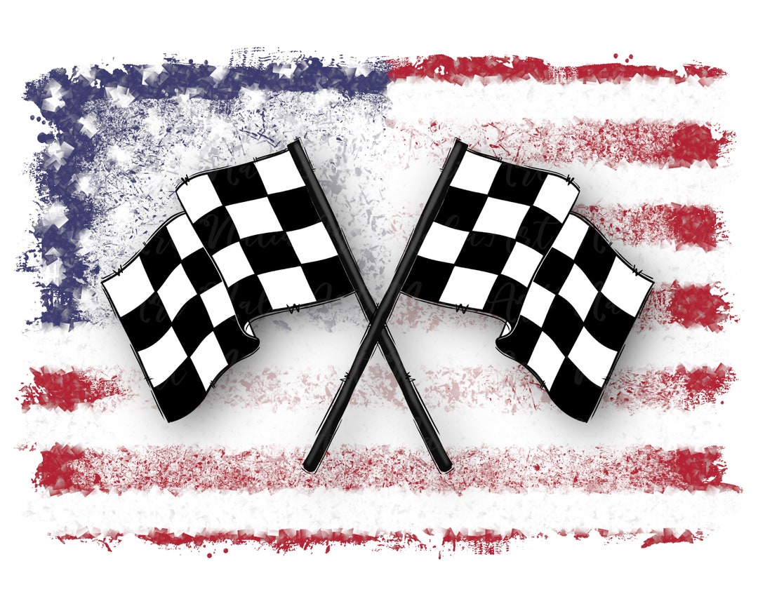 Background USA Checkered Flag With Bleach Affect Distressed Checkered ...