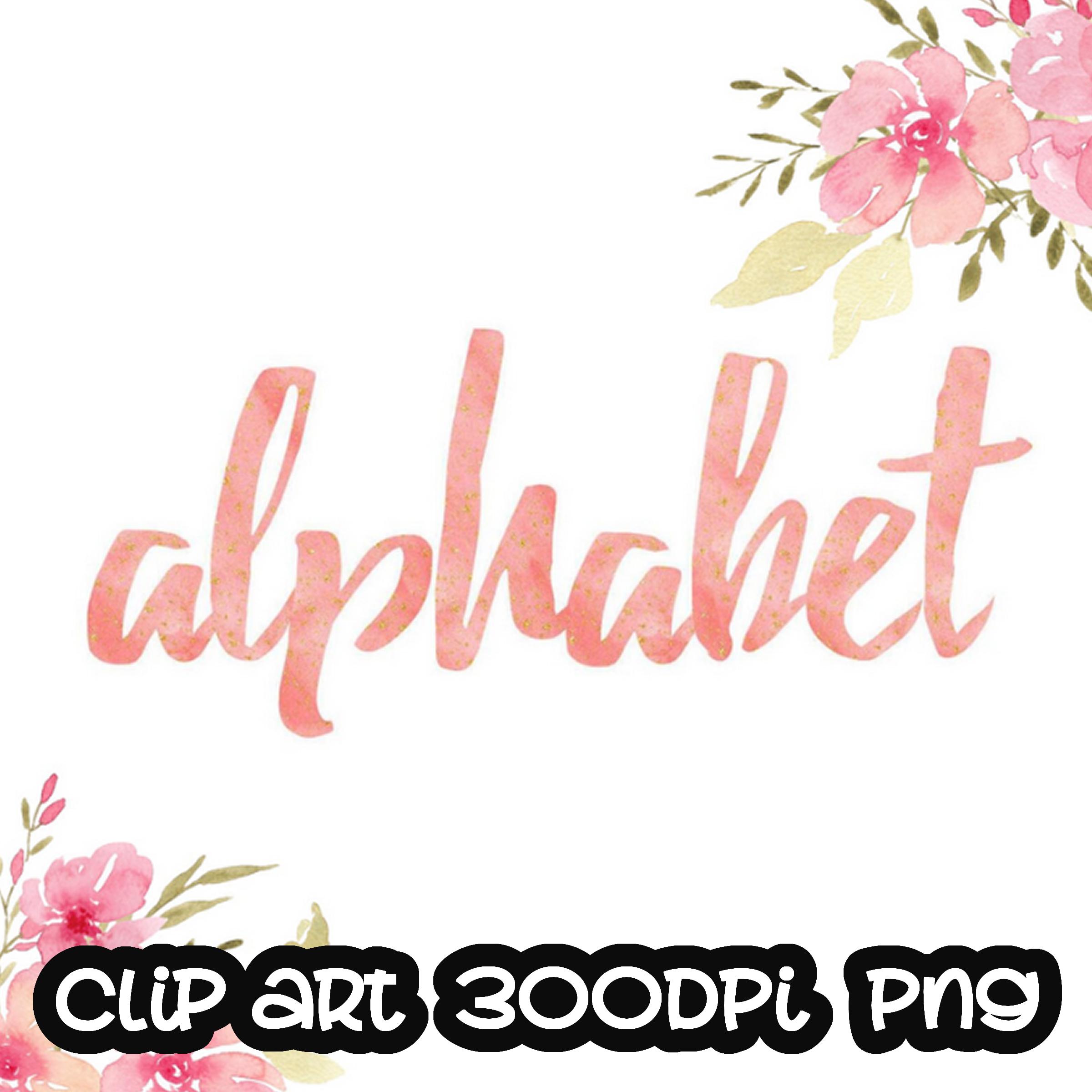 Red Alphabet Clip Art, Stars, Confetti, Digital Clipart, Font, Letters ...