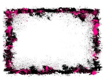 Black And Pink Border Design