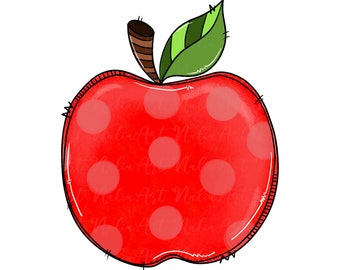 Cozy Fall Apple PNG Watercolor Clipart Bundle Apple Theme - Etsy