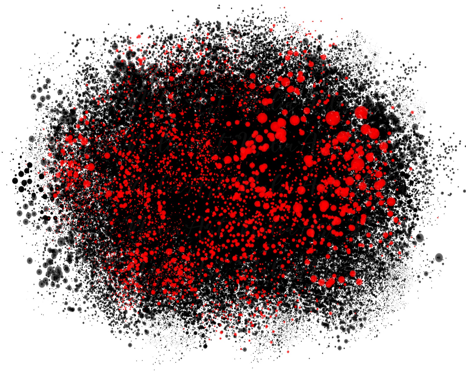 Background Paint Splatter Black Red Splash Frame Splatter - Etsy