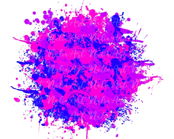 Pink Paint Splash Png
