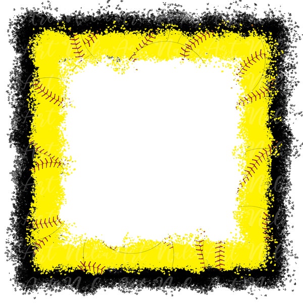 Softball Background Template - Etsy