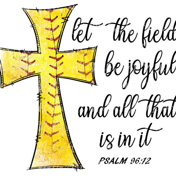 Softball Cross - Etsy