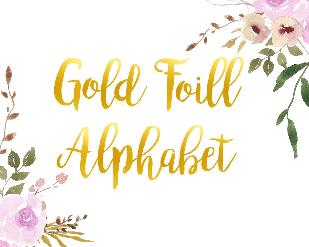 Gold Alphabet Clip Art, Gold Glitter Alphabet, Digital Clipart, Numbers ...