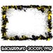 Frame Splatter Black Yellow Background | Printable Artwork | Splash ...