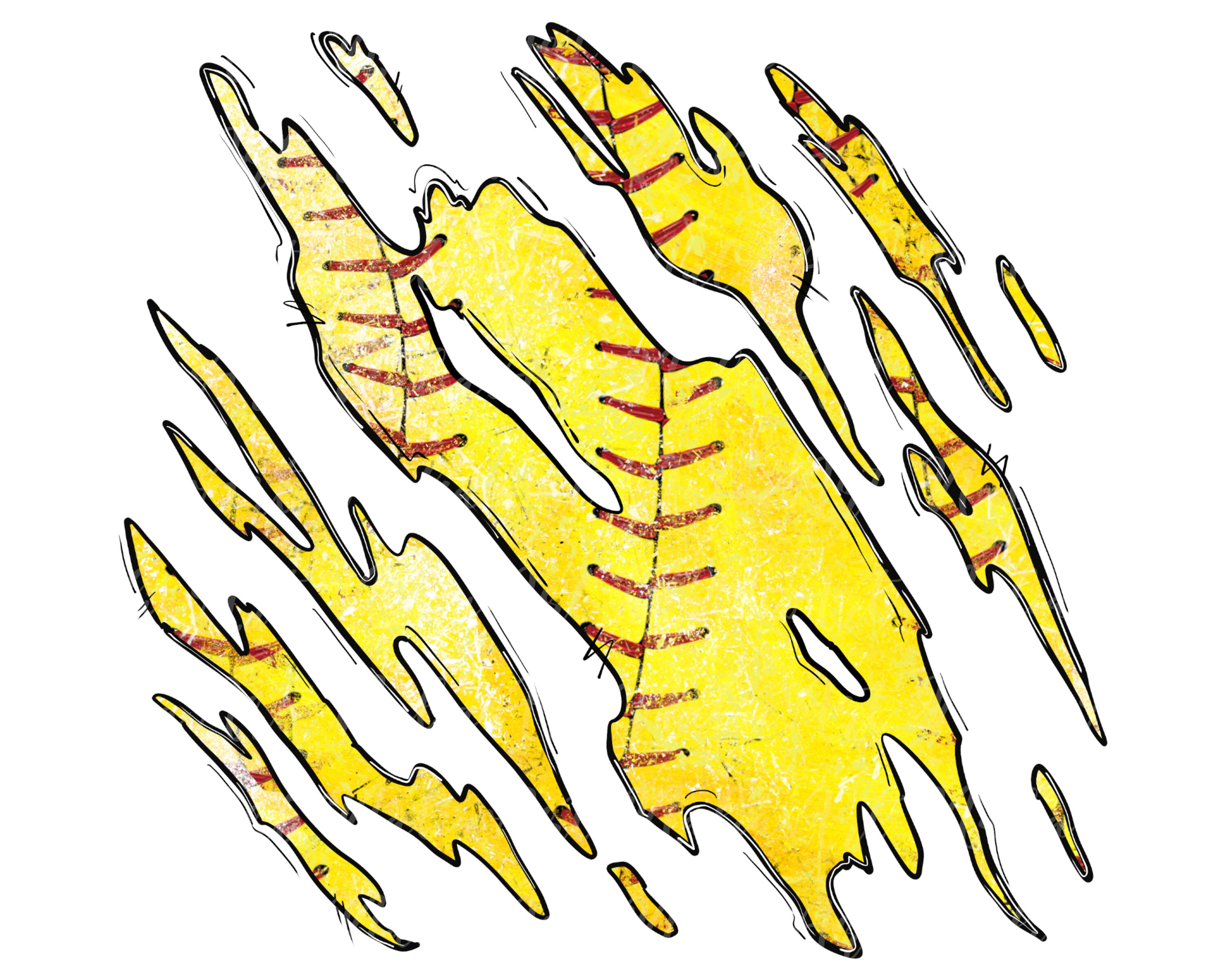 Ripped Scratch Mark Background Softball Grunge Splash Frame Splatter ...