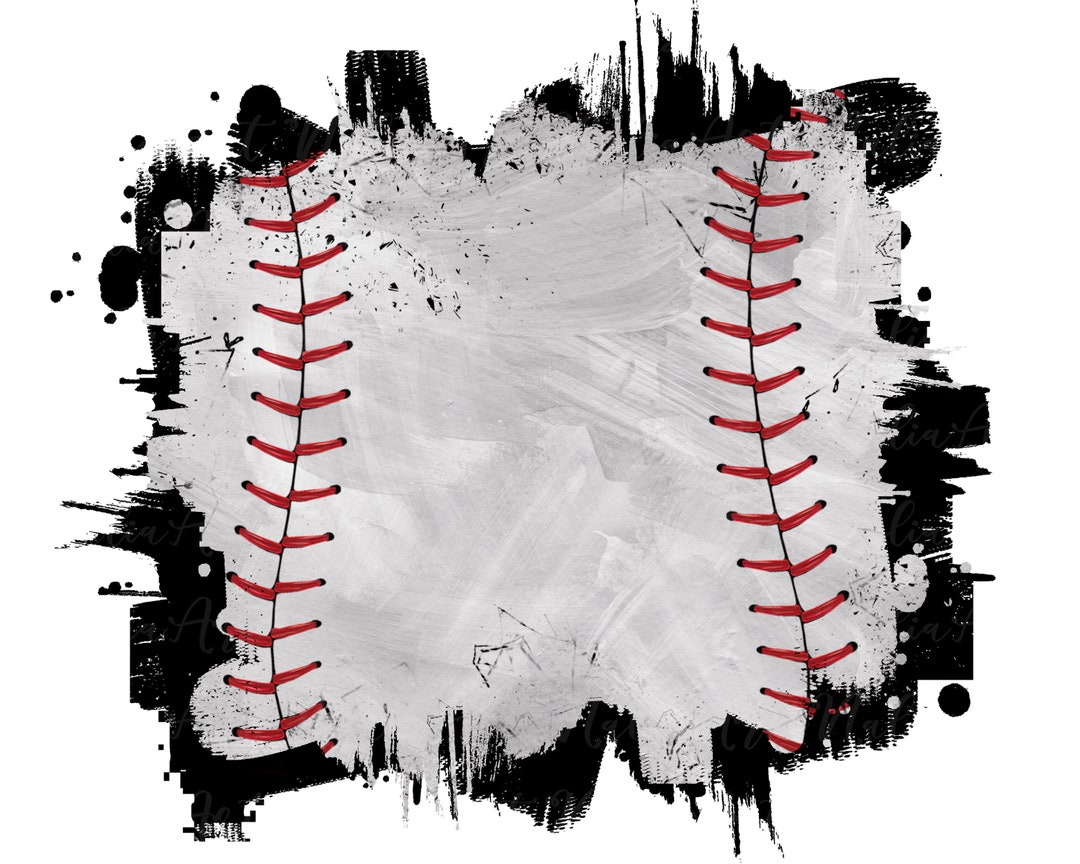Background Baseball Grunge Distressed Print Baseball Splash Frame ...