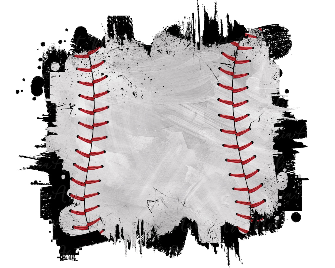 Background Baseball Grunge Distressed Print Baseball Splash Frame ...