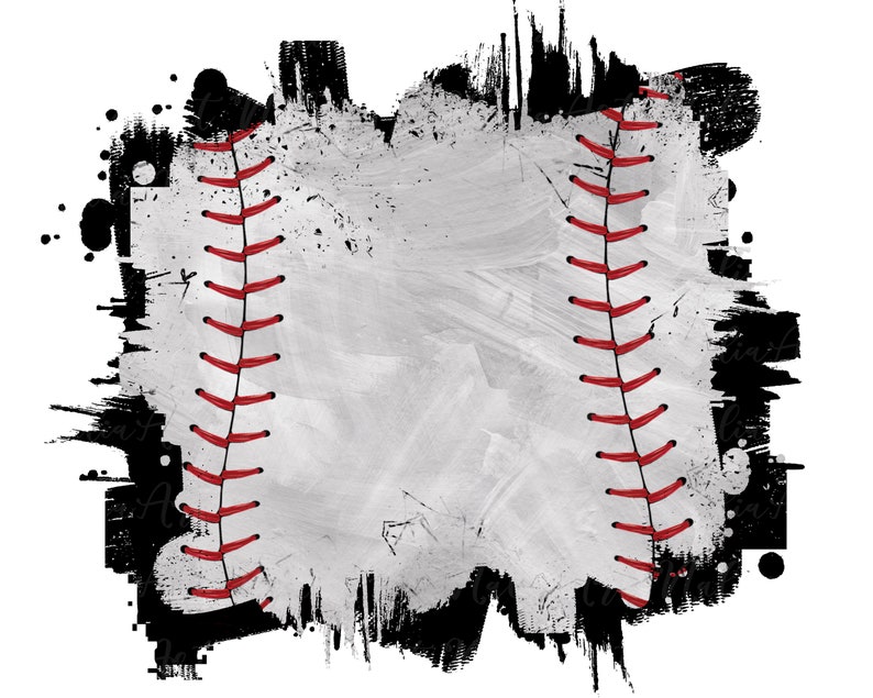 Background Baseball Grunge Distressed Print Baseball Splash Frame ...