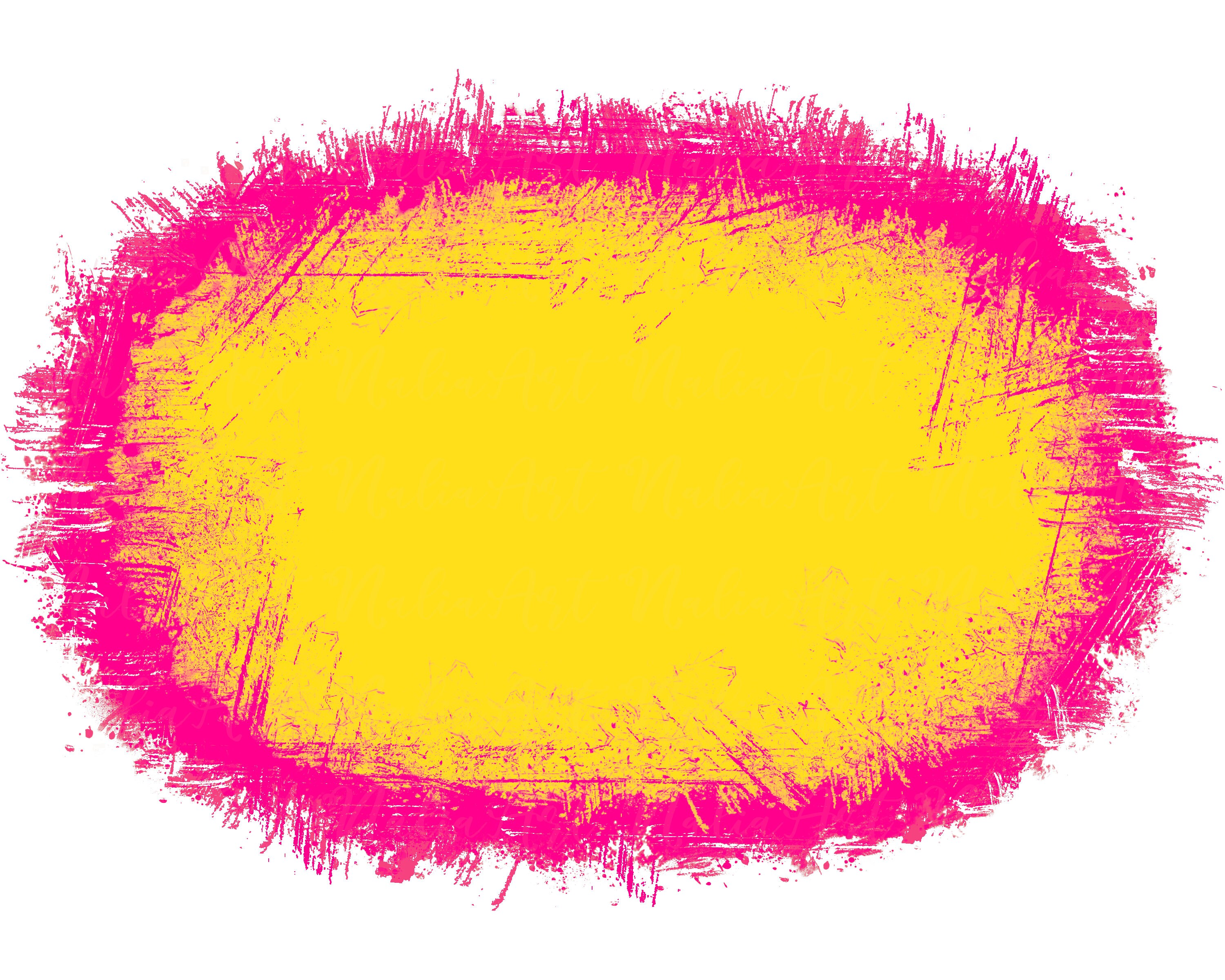 Yellow Paint Splatter Png
