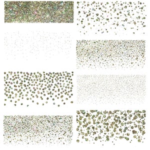 Gold Glitter Border, Confetti Borders, Clipart Glitter , Clip Art ...