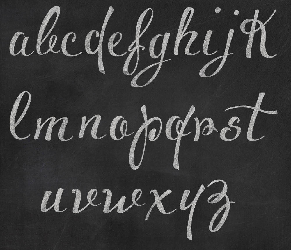 Chalkboard Alphabet Clip Art, Chalk Digital Clipart, Font, Letters ...