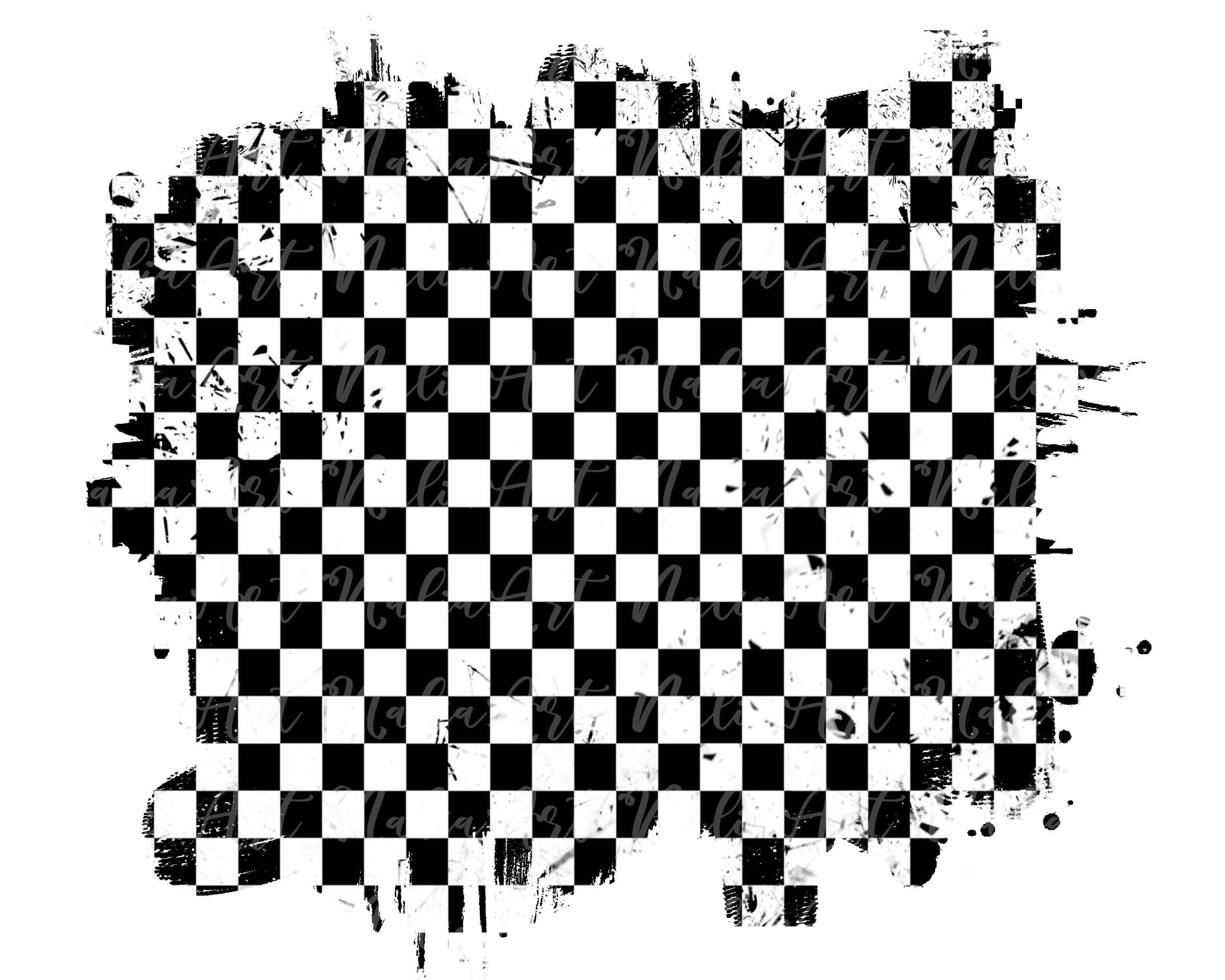 Background Checkered Flag Distressed Checkered Flag Grunge | Etsy