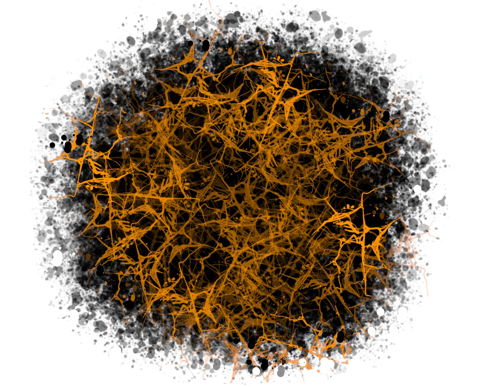 Background Paint Splatter Black Orange Splash Frame Splatter - Etsy