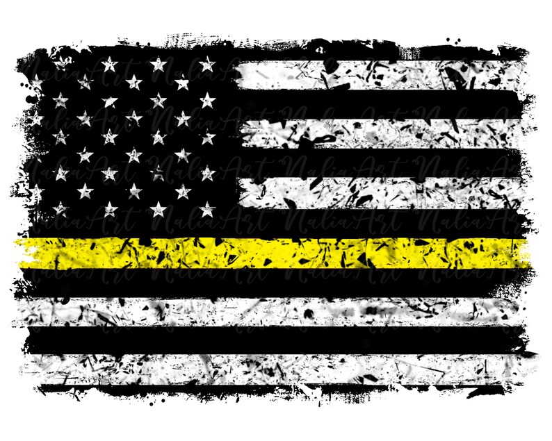 Background Yellow Line Flag Dispatcher Operator 911 Design Flag Grunge ...