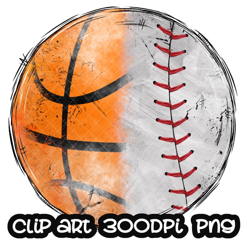 Baseball Basketball - Etsy