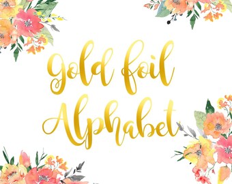 Ombre Alphabet Clip Art, Blue Pink Foil Alphabet, Digital Clipart ...