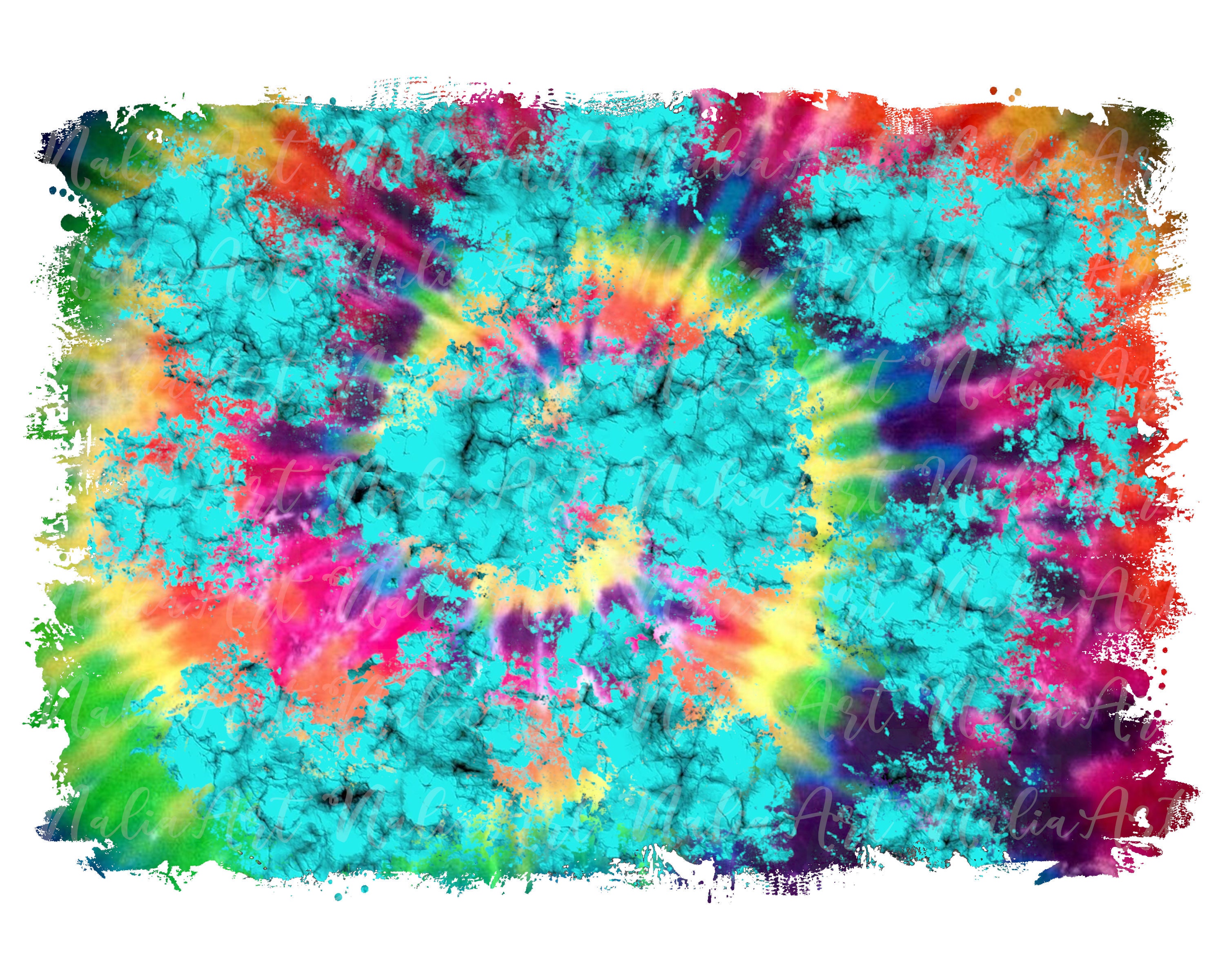 Background Turquoise Tie Dye Distressed Print Turquoise Grunge Splash ...