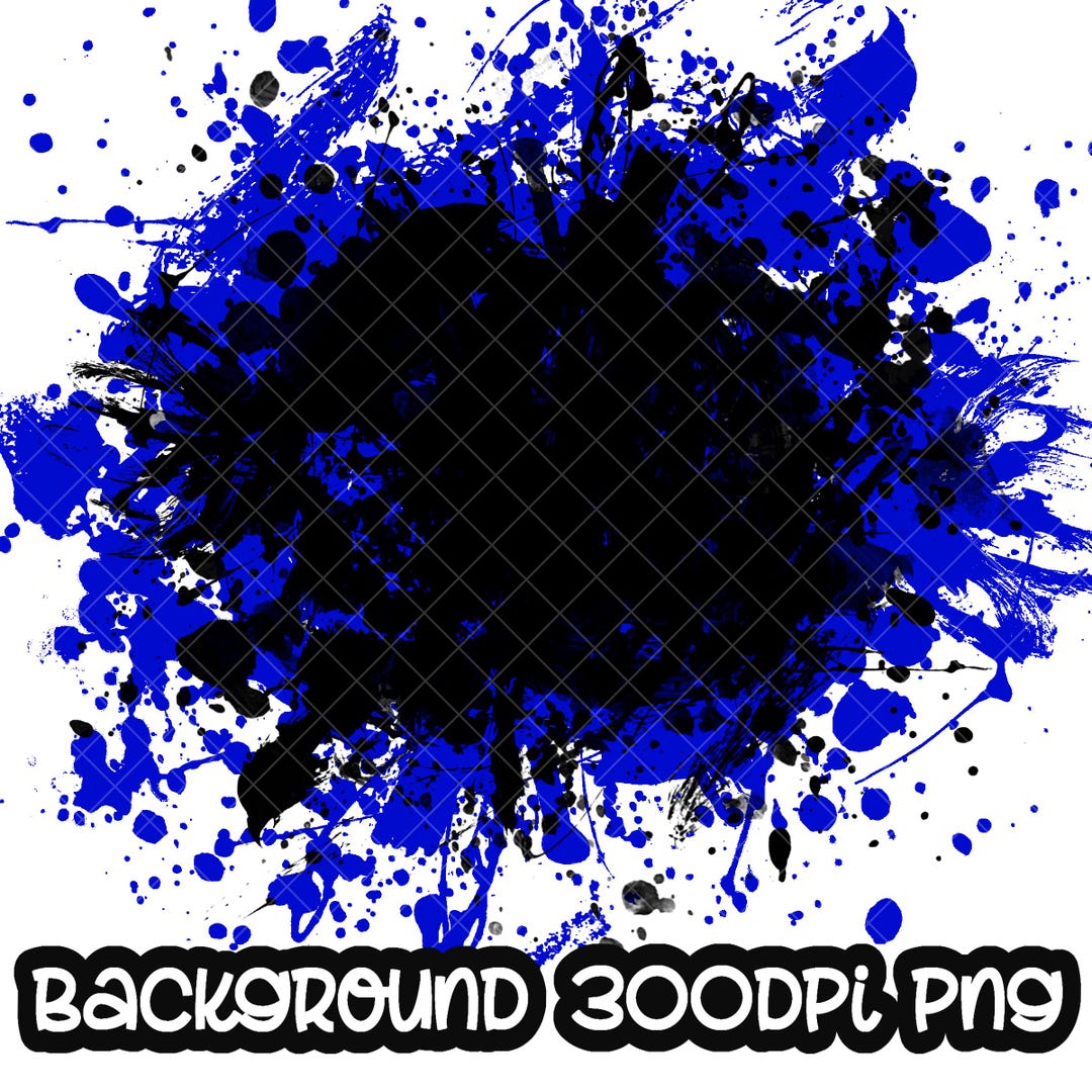 Background Paint Splatter Blue Black | Splash Frame | Splatter ...