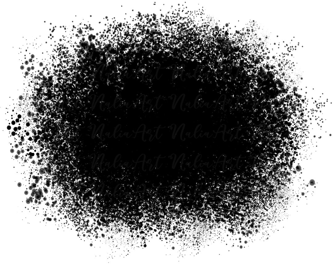 Background Paint Splatter Black Splash Frame Splatter Background ...