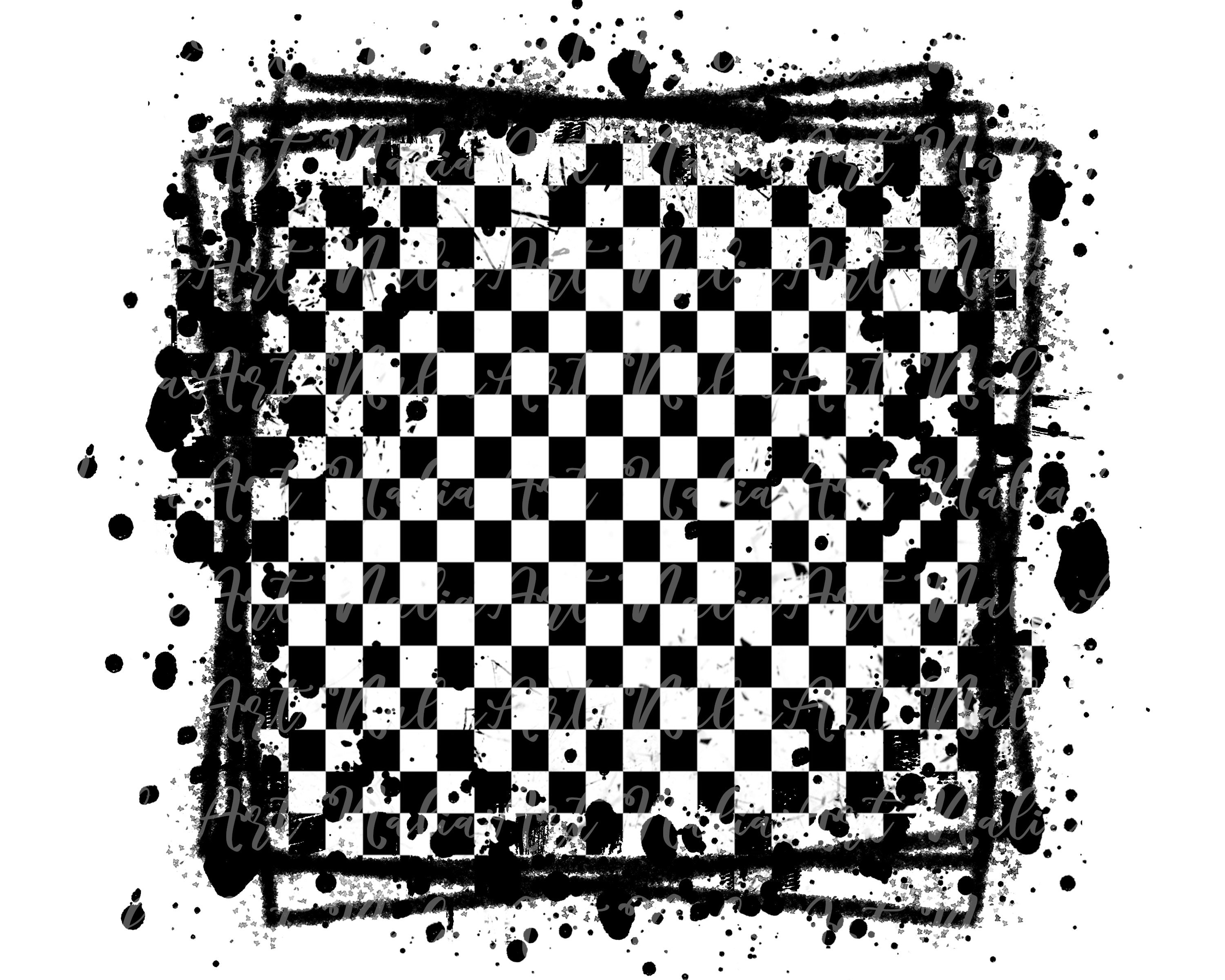 Background Checkered Flag Distressed Checkered Flag Grunge - Etsy
