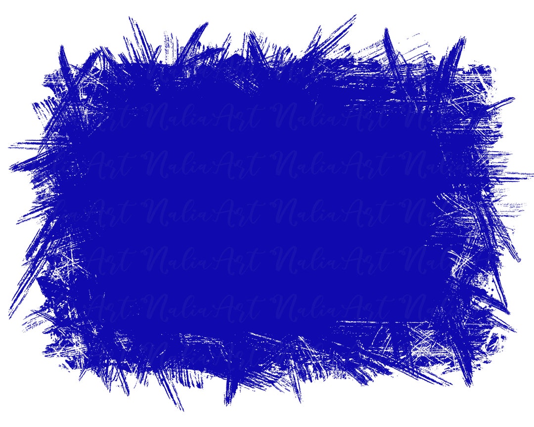 Frame Splatter Blue Background Printable Artwork Splash Frame Paint ...
