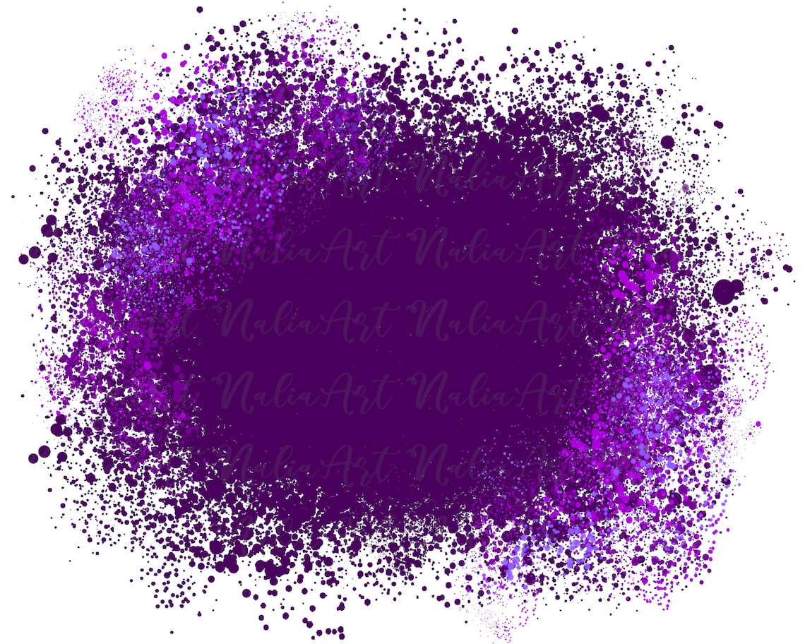 Background Paint Splatter Purple Splash Frame Splatter Background ...