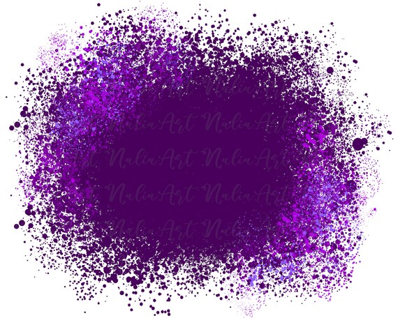 Background Paint Splatter Purple Splash Frame Splatter - Etsy