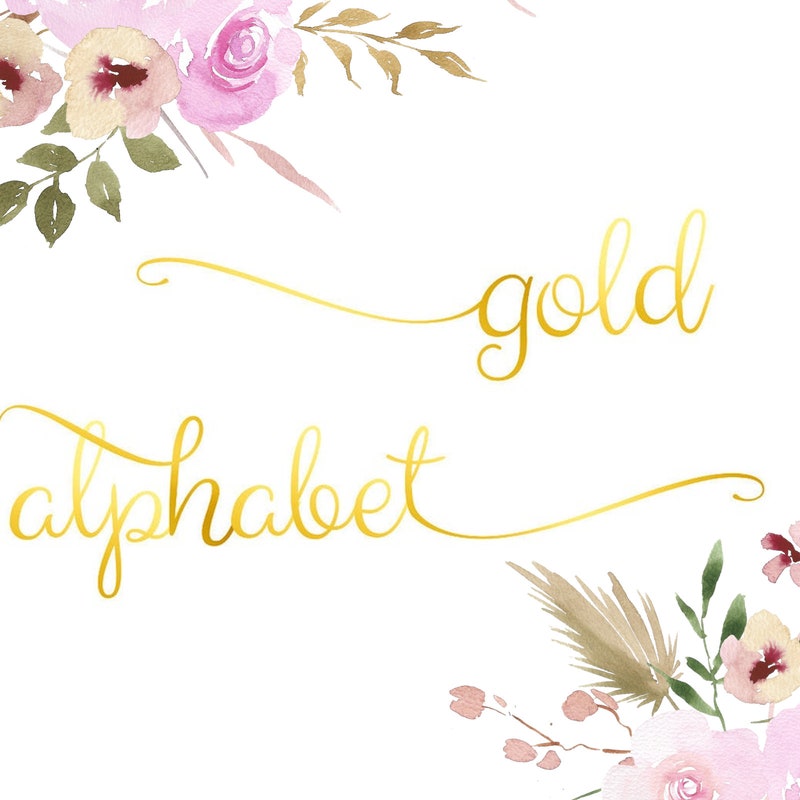 Gold Foil Clip Art - Etsy